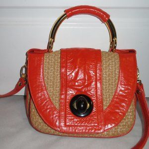 Rada | Bags | Rada Leather Woven Straw Top Handle Shoulder Bag | Poshmark